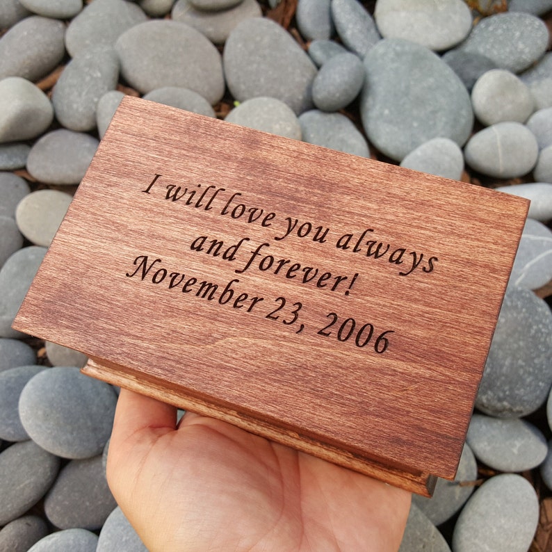 Music Box Custom Songs - Wedding Gift - Any Song Music Box - Electronic ...