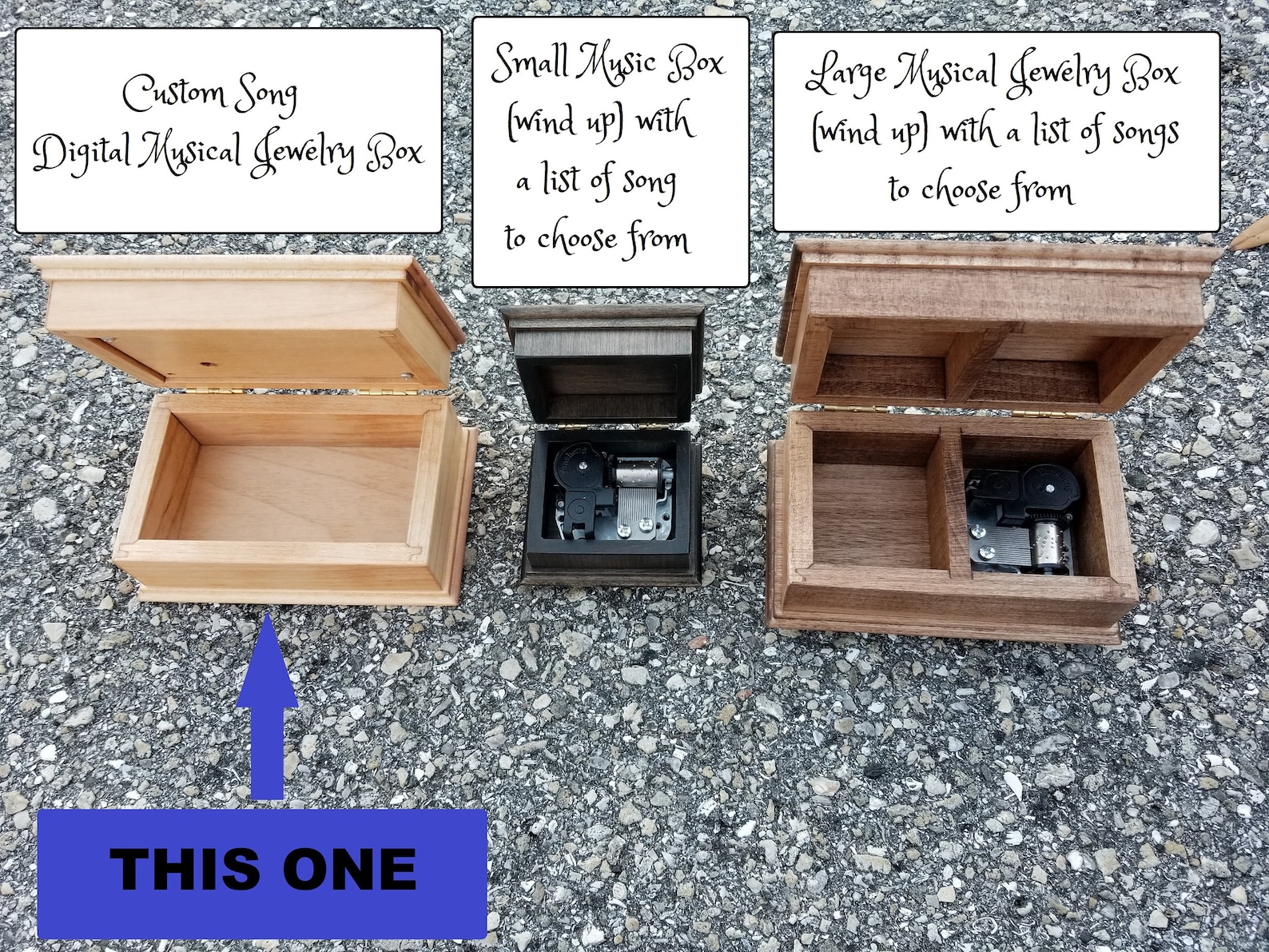 Anniversary Box - Music Box Custom Song - Wedding Gift Box - Electronic ...