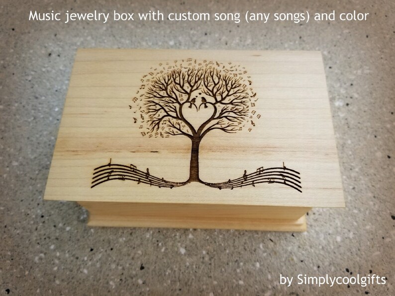 Tree of Life Music Box - Custom Song Music Box - Music Box Choose Your ...
