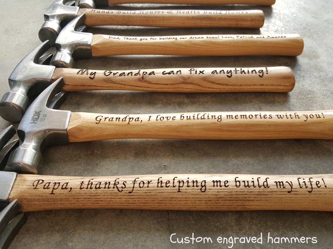 Best Gift for Dad - Father's Day Gift Idea - Custom Hammers ...