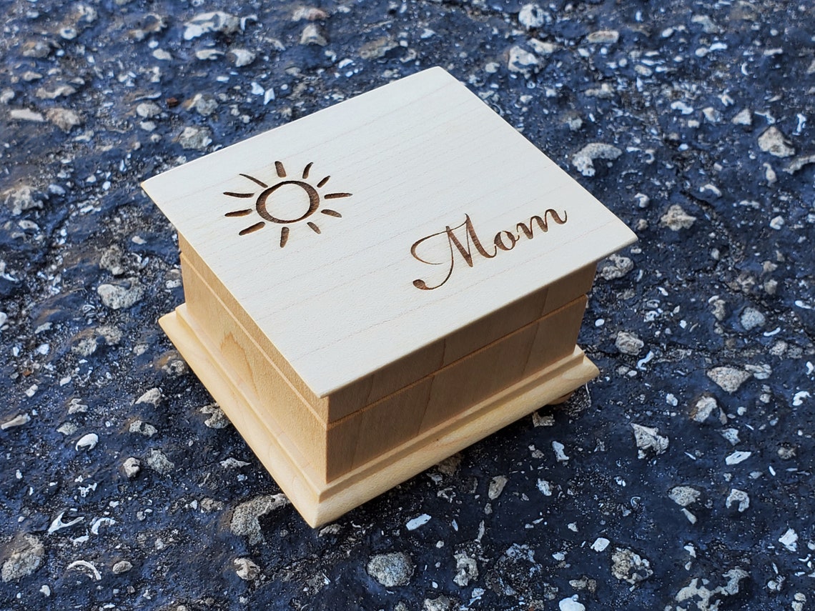 You Are My Sunshine Music Box Wooden Music Box Last Minute | Etsy