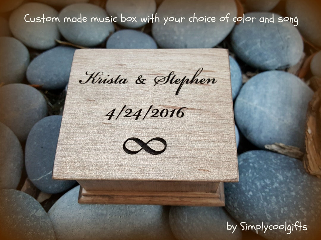 Anniversary Gift - Customized Music Box - Wooden Music Box Custom ...