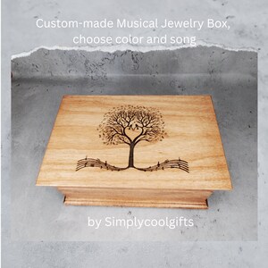 Tree of Life Music Box - Custom Song Music Box - Music Box Choose Your ...