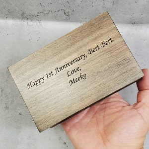 Wedding Gift Idea - Music Box Custom Song - Bride and Groom Gift ...