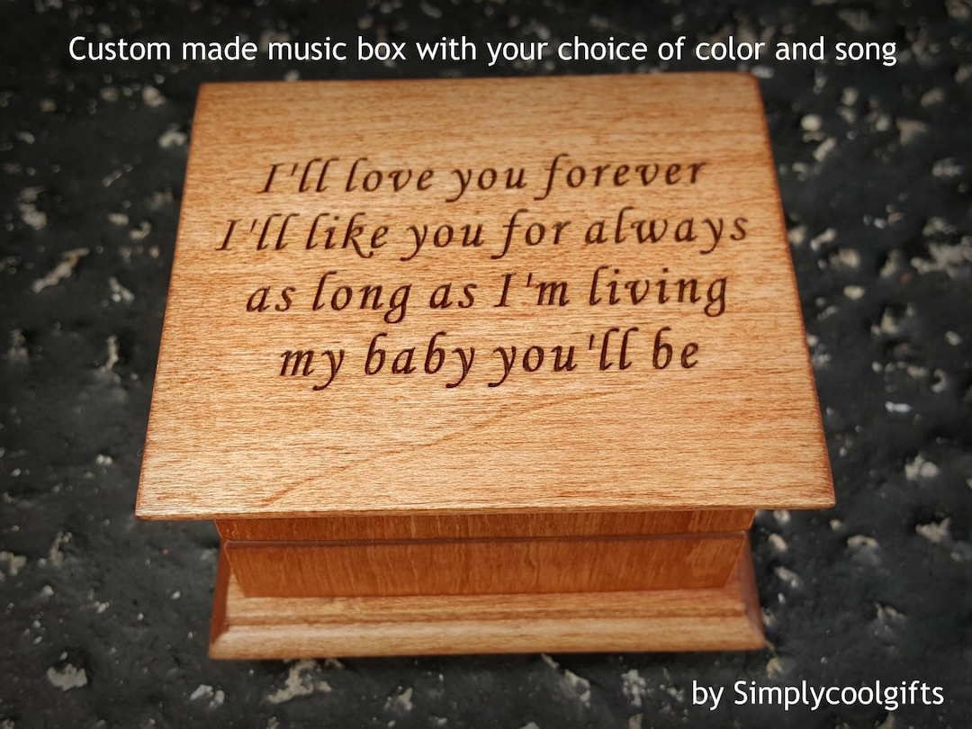 Gift for Bride - Wedding Music Box - Music Box for Bride - Engraved ...