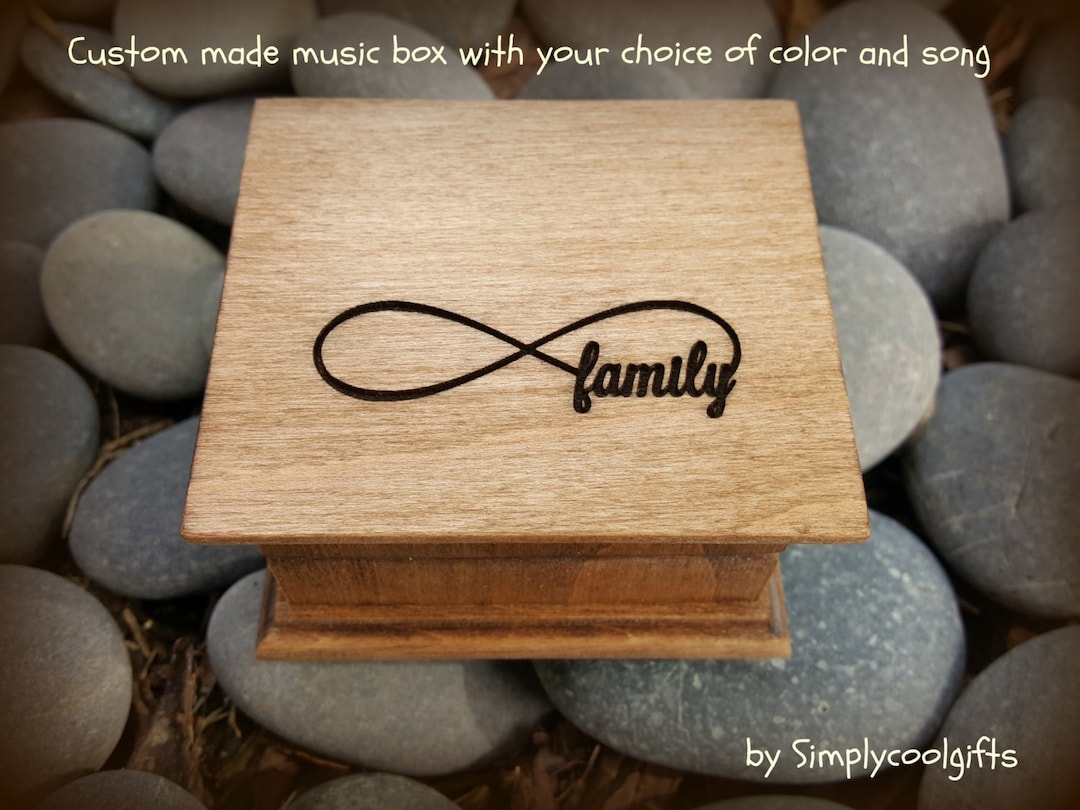 Family, Music Box, Wooden Music Box, Custom Made Music Box, Gift for ...