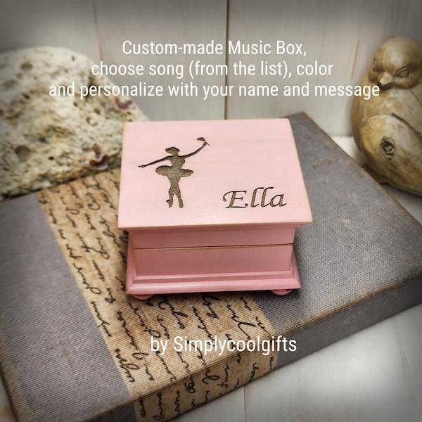 Ballerina Music Box - Etsy