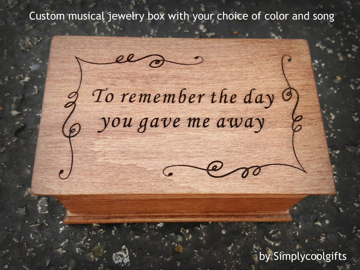 Father of the Bride Gift Keepsake Box Wedding Gift Box | Etsy