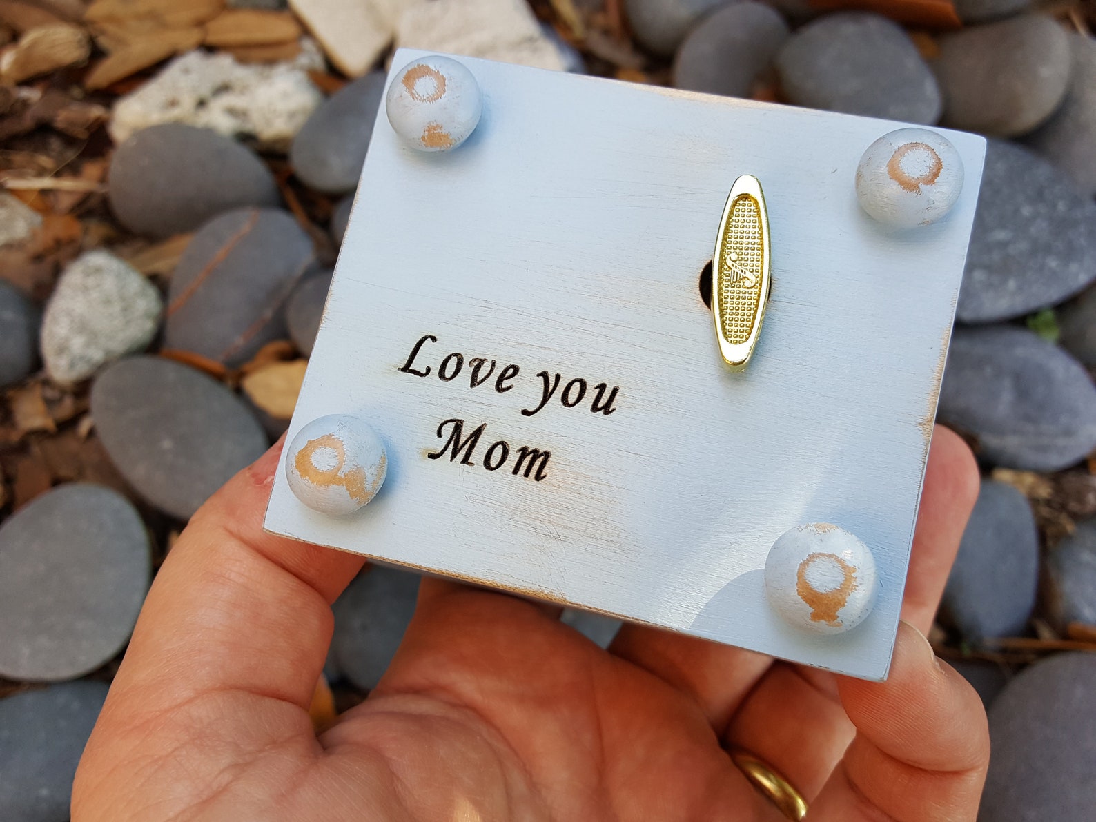 Tree box Music Note Box Engraved Music Box with your song | Etsy