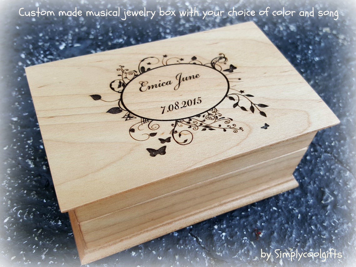Music Box Custom Made Music Box Musical Jewelry Box - Etsy