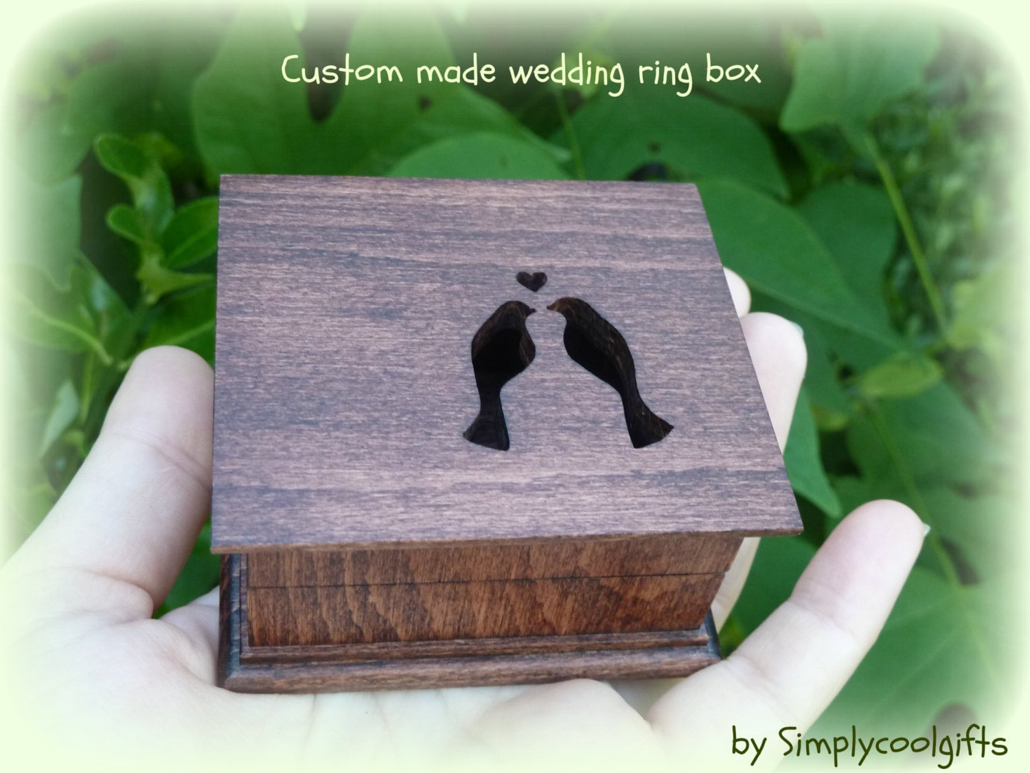 Wedding Ring Box Custom Ring Box Ring Pillow Box | Etsy