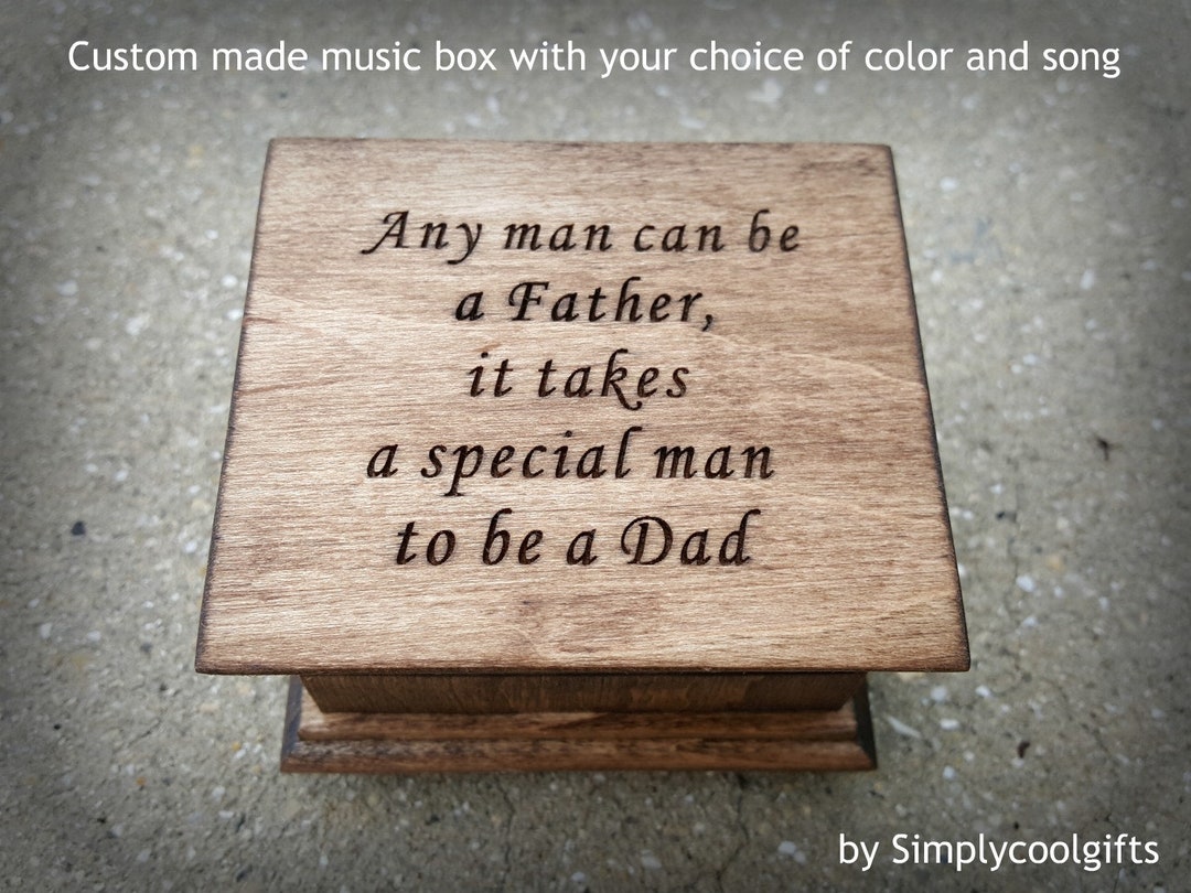 Father's Day Gift, Music Box, Wedding Favor, Father of Bride Gift ...