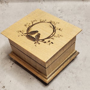 Birds Box - Love Birds Music Box Playing Close to You - Etsy