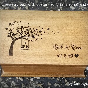 Anniversary Gift Box - Music Box Custom Songs - Wedding Box ...