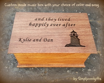 Music Box Lighthouse - Etsy