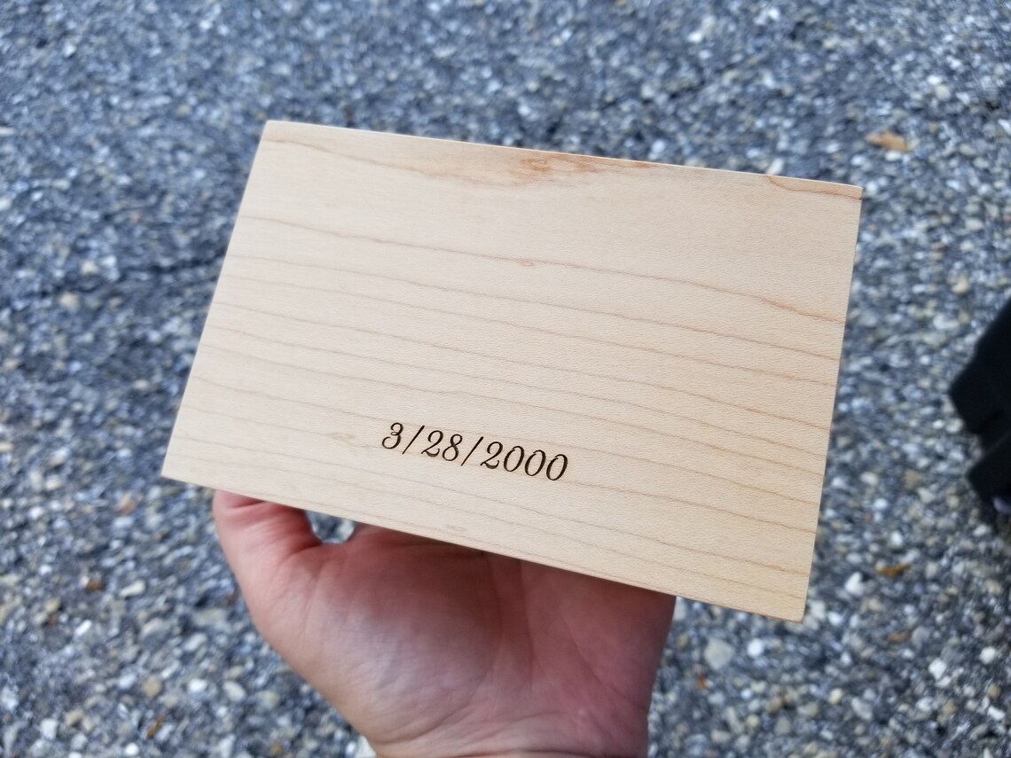 Tree With Roots Engraved Box Personalized Box Custom Song | Etsy