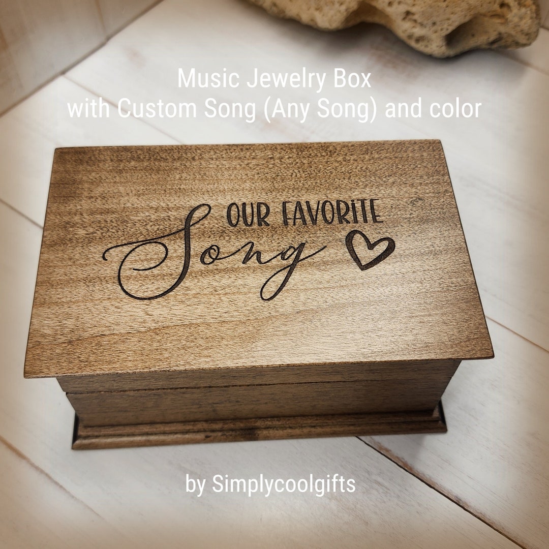 Our Favorite Song Box - Custom Song Jewelry Box - Music Box Choose Your ...