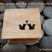 Anniversary Gift Idea Love Cats Music Box Wooden Music Box With Your ...