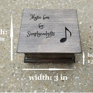 Engraved Music Box - Custom Music Box - Wooden Music Box With Your Name ...