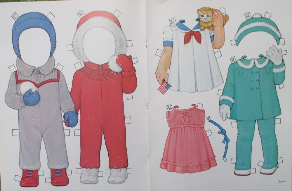 Best Friends Paper Dolls in Full Color by Queen Holden - Etsy