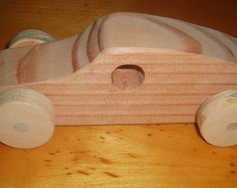 Wood toy race car | Etsy
