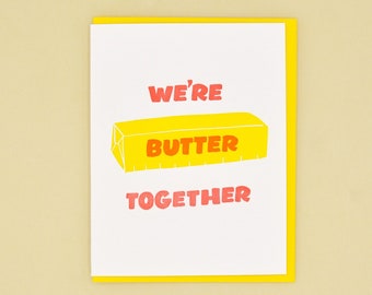 Butter Birthday Card - Etsy