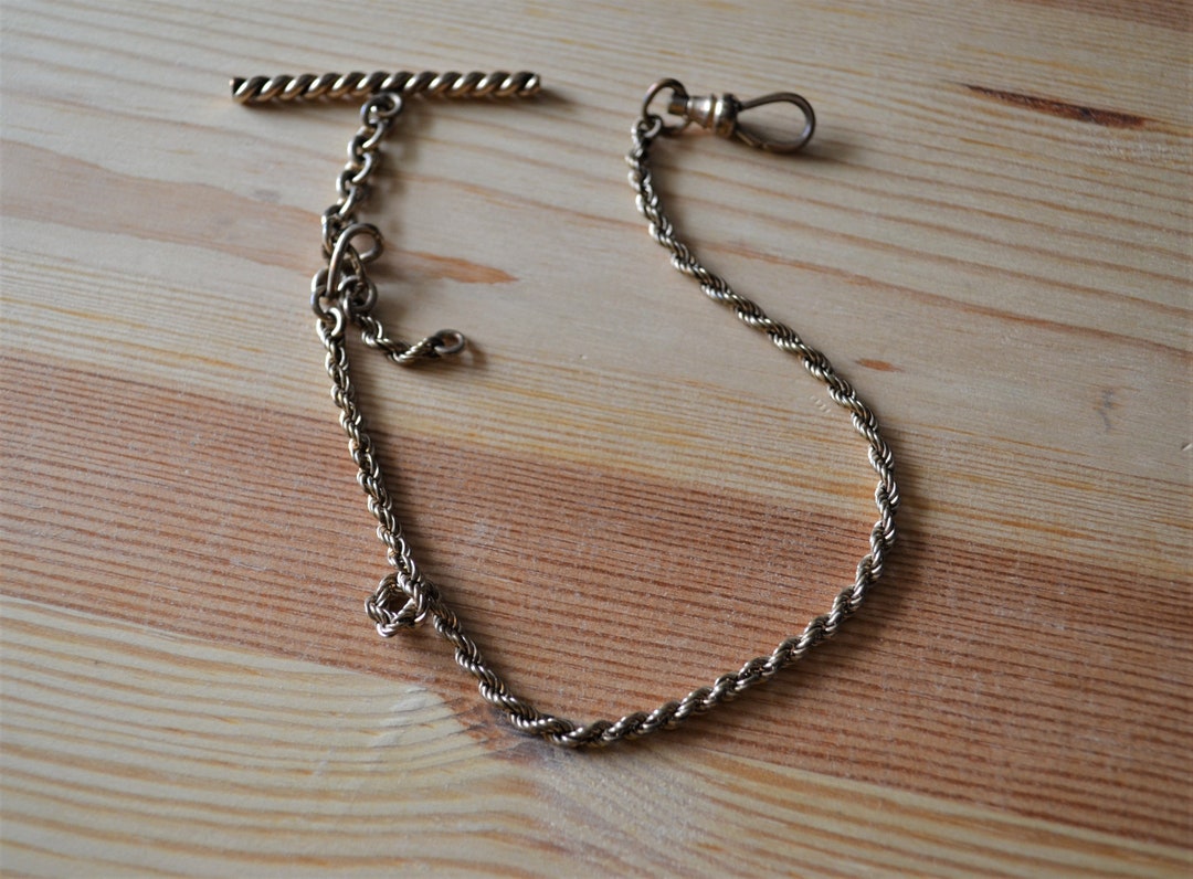 Gorgeous Antique Victorian Edwardian Art Deco Gold Filled Watch Chain ...