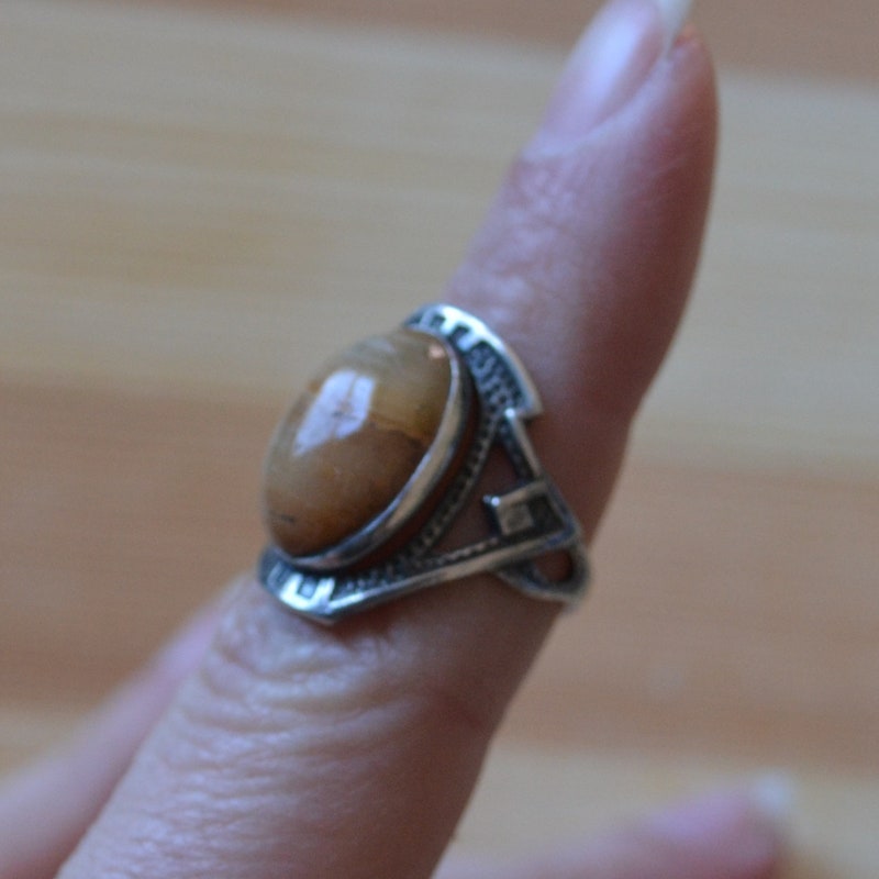 Antique Silver Ring - Etsy
