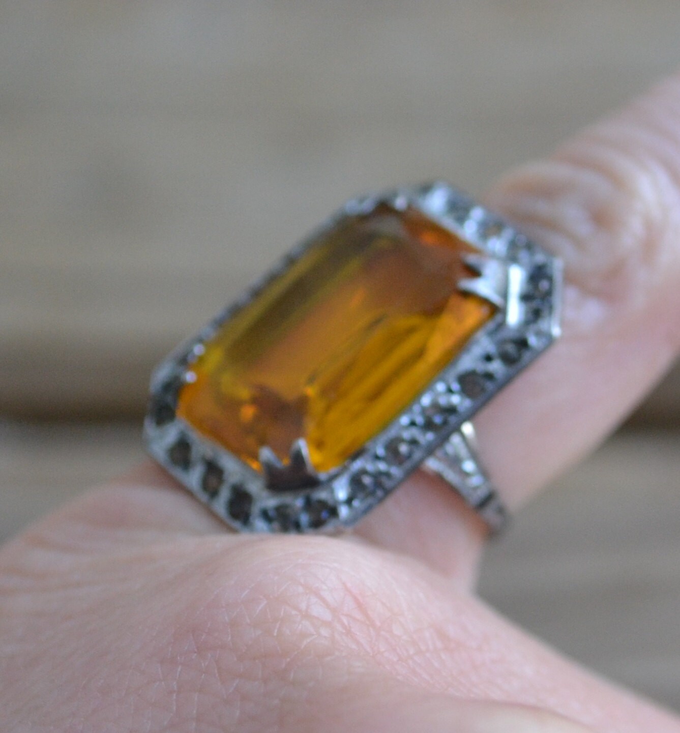 Beautiful Rhodium Plated Sterling Silver Edwardian / Art Deco - Etsy