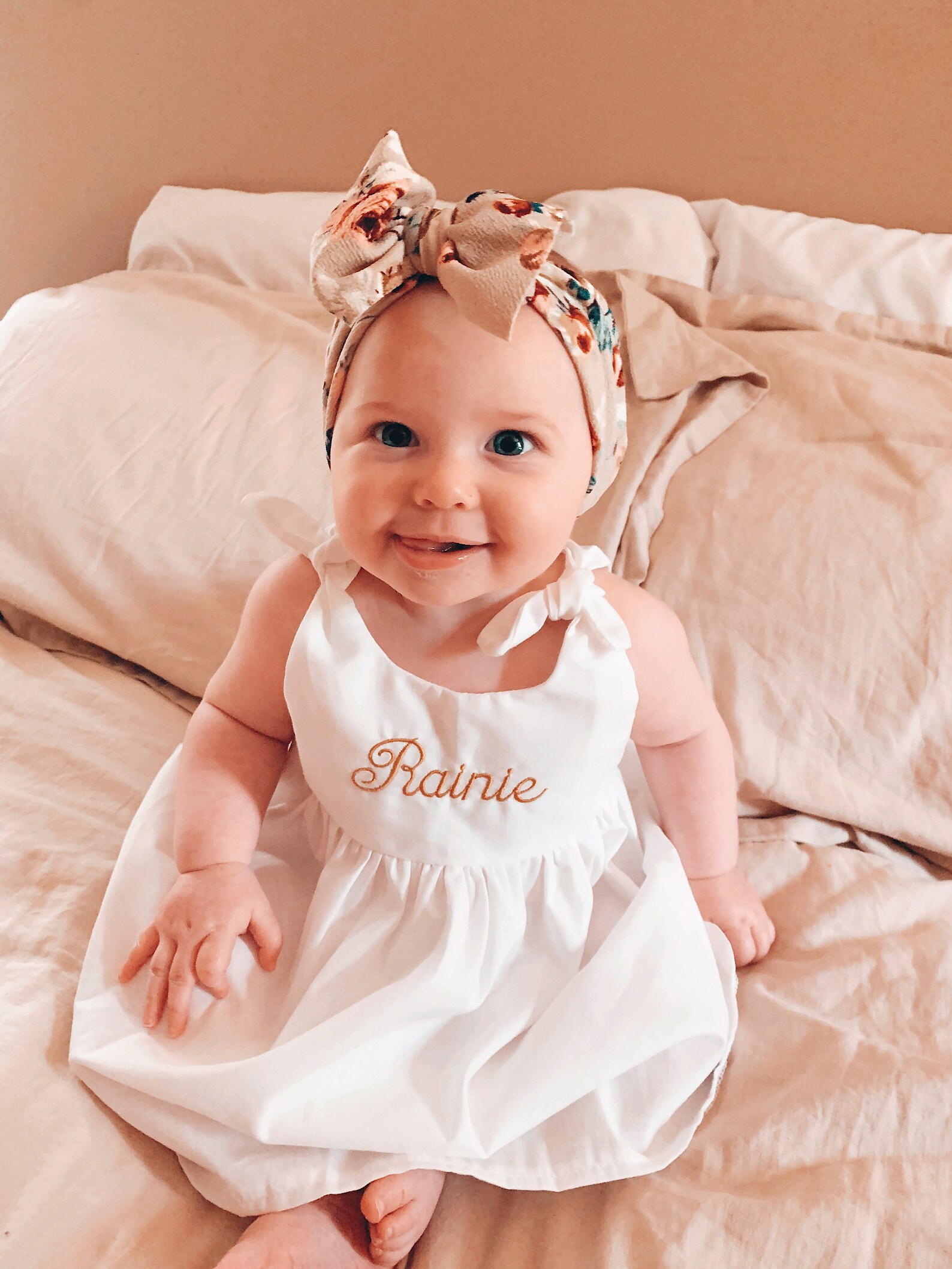Personalized Baby Girls Dress Dress for Newborn Photos - Etsy