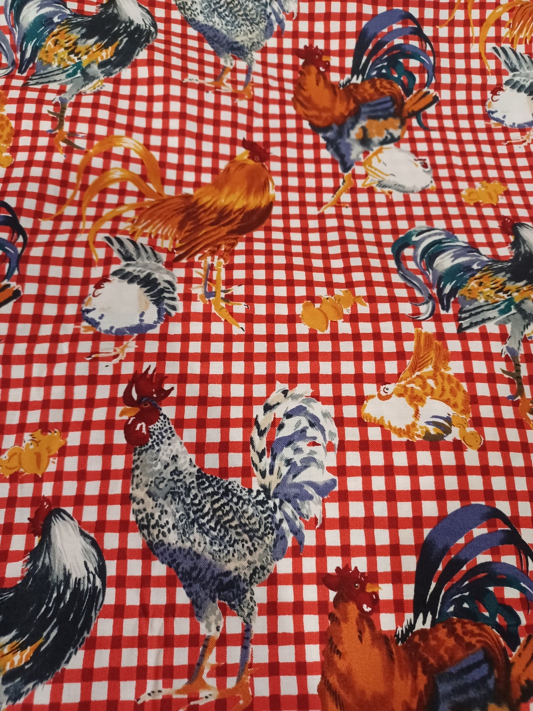 Alexander Henry the Roost Fabric 2003 Chicken Fabric Rare Discontinued ...