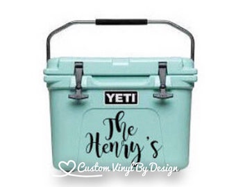 Yeti name decal | Etsy
