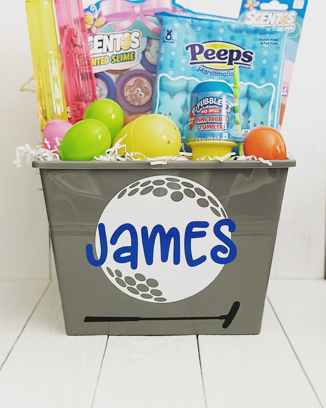 Personalized Easter Basket Personalized Easter Bucket Easter Basket ...