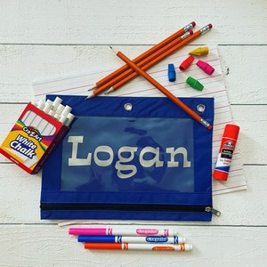 Personalized Name Pencil Pouch: Back to School Supplies - Etsy