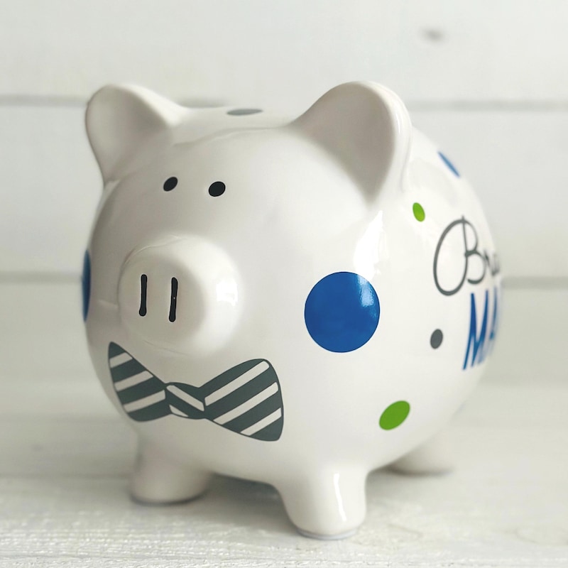 Ceramic Piggy Bank Money - Etsy
