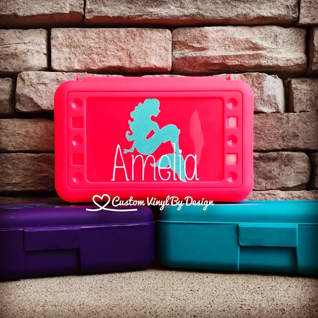 Personalized Mermaid Pencil Box: Custom School Supplies - Etsy