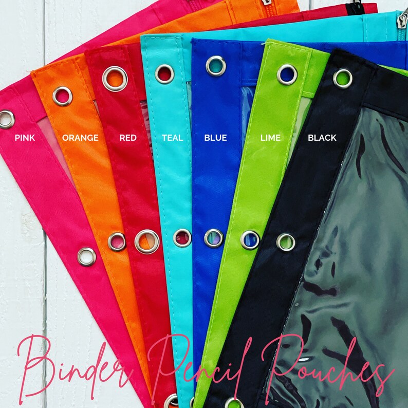 Personalized Pencil Pouch Personalized Pencil Case Binder - Etsy