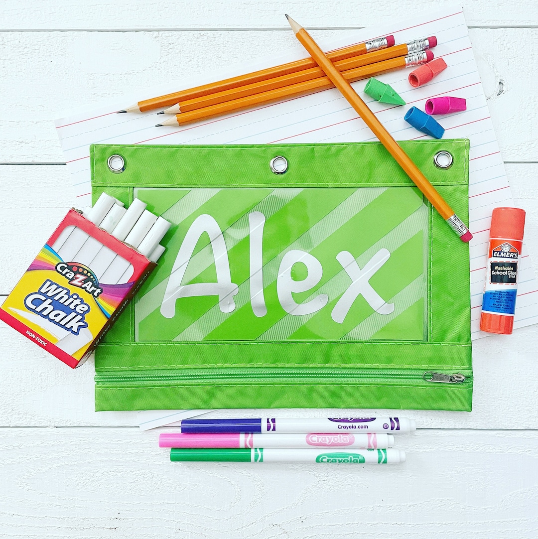 Personalized Pencil Pouch · Personalized Pencil Case · Binder Pencil ...
