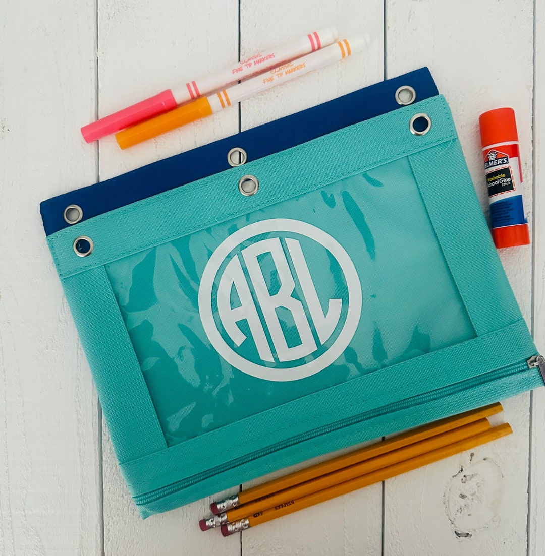 Personalized Pencil Pouch Personalized Pencil Case Binder Pencil Pouch ...
