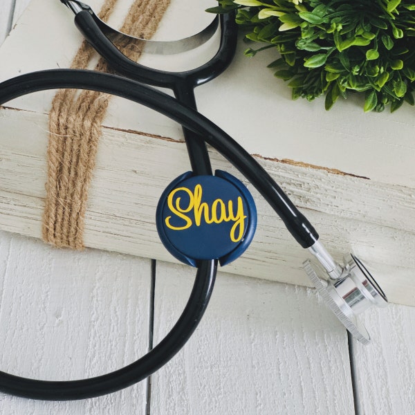 Stethoscope Name Tag - Etsy