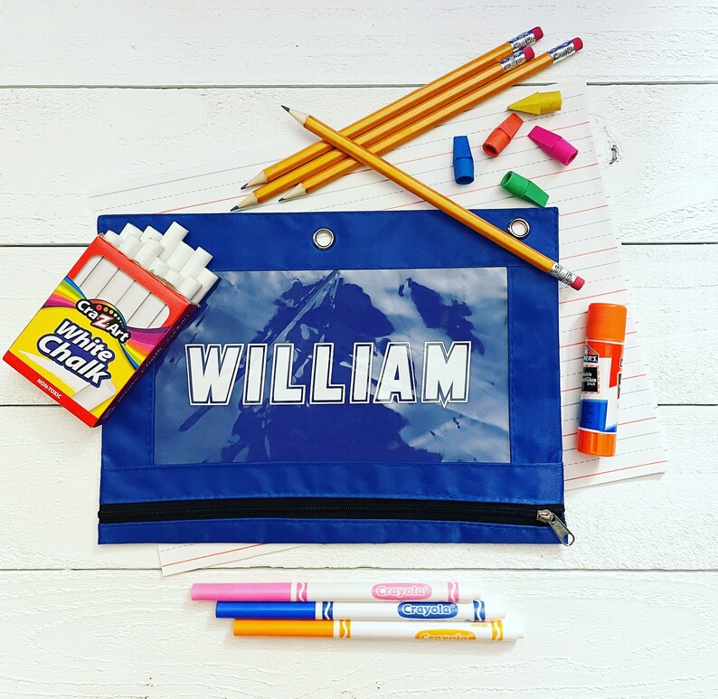 Personalized Name Pencil Pouch: Back to School Supplies - Etsy