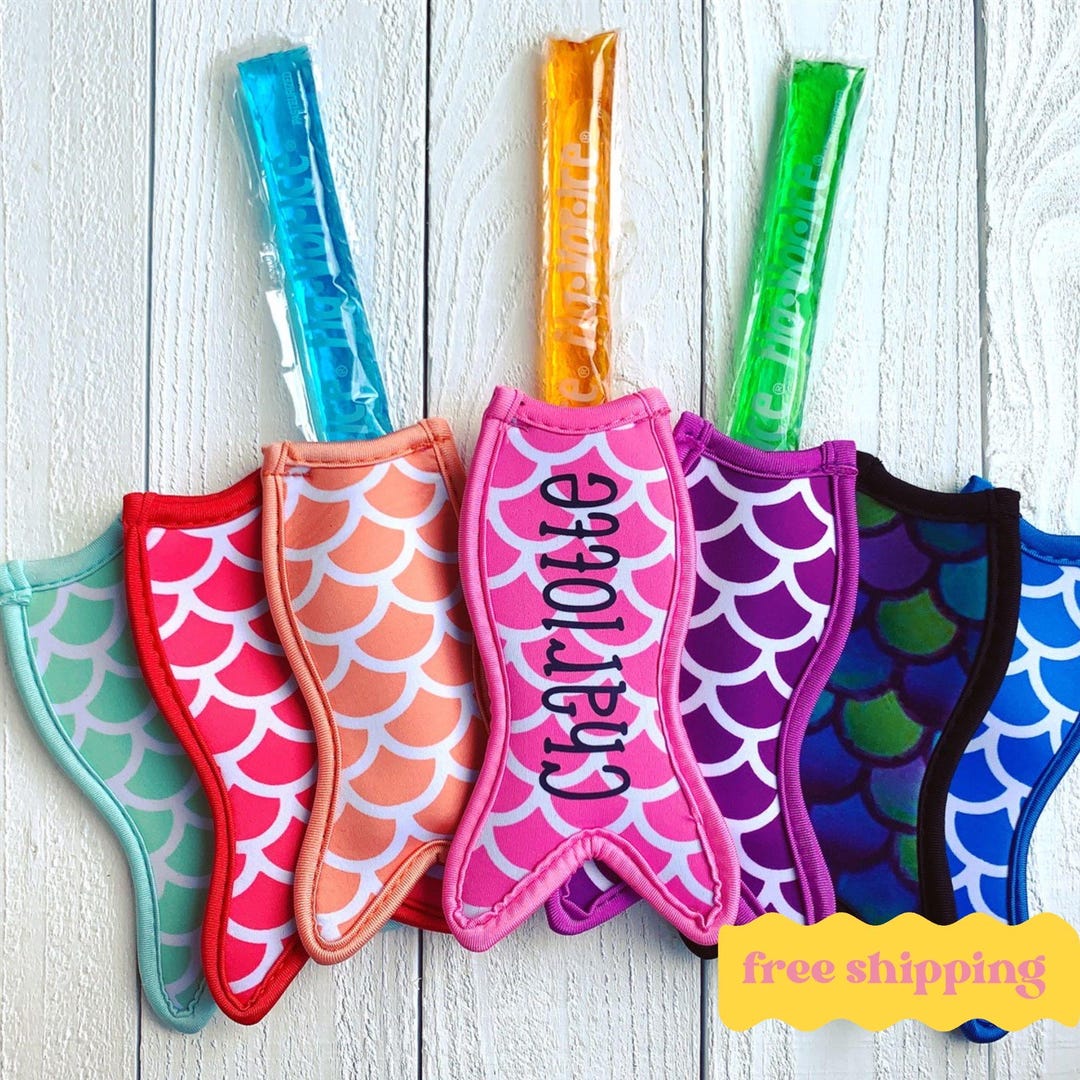 Personalized Popsicle Holder • Freeze Pop Holder • Ice Pop Sleeve ...