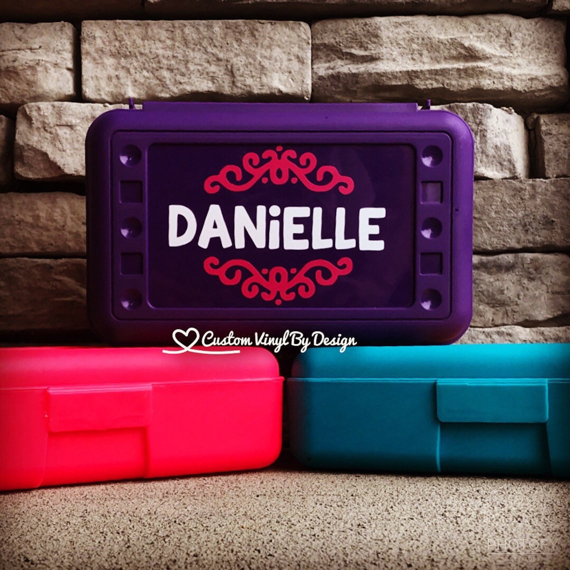 Personalized Pencil Box School Supplies Plastic School Box - Etsy