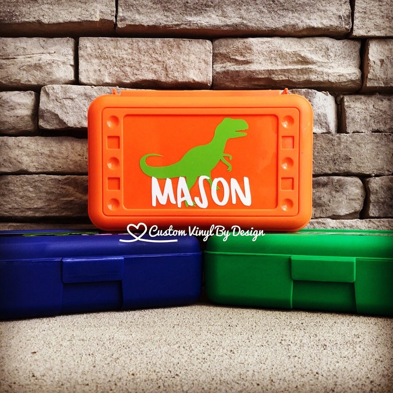 Personalized Pencil Box School Supplies Plastic School Box - Etsy Personalized Pencil Box School Supplies Plastic School Box - Etsy