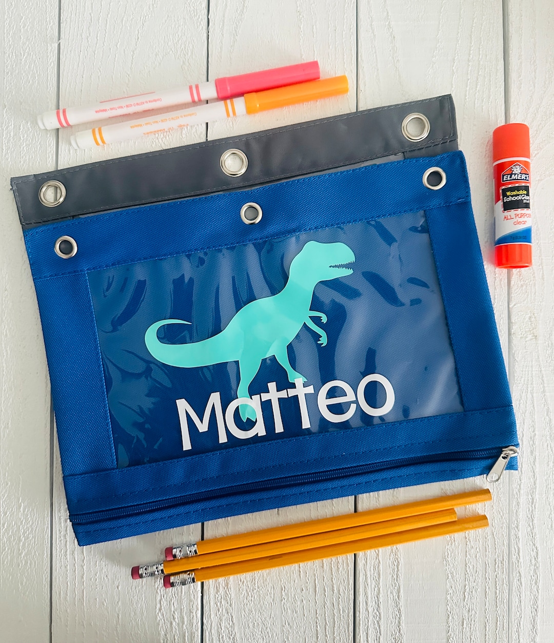 Personalized Pencil Pouch • Personalized Pencil Case • Binder Pencil ...