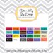 Mini Monogram, Small Monogram Decals, Small Monogram Stickers, Baby ...