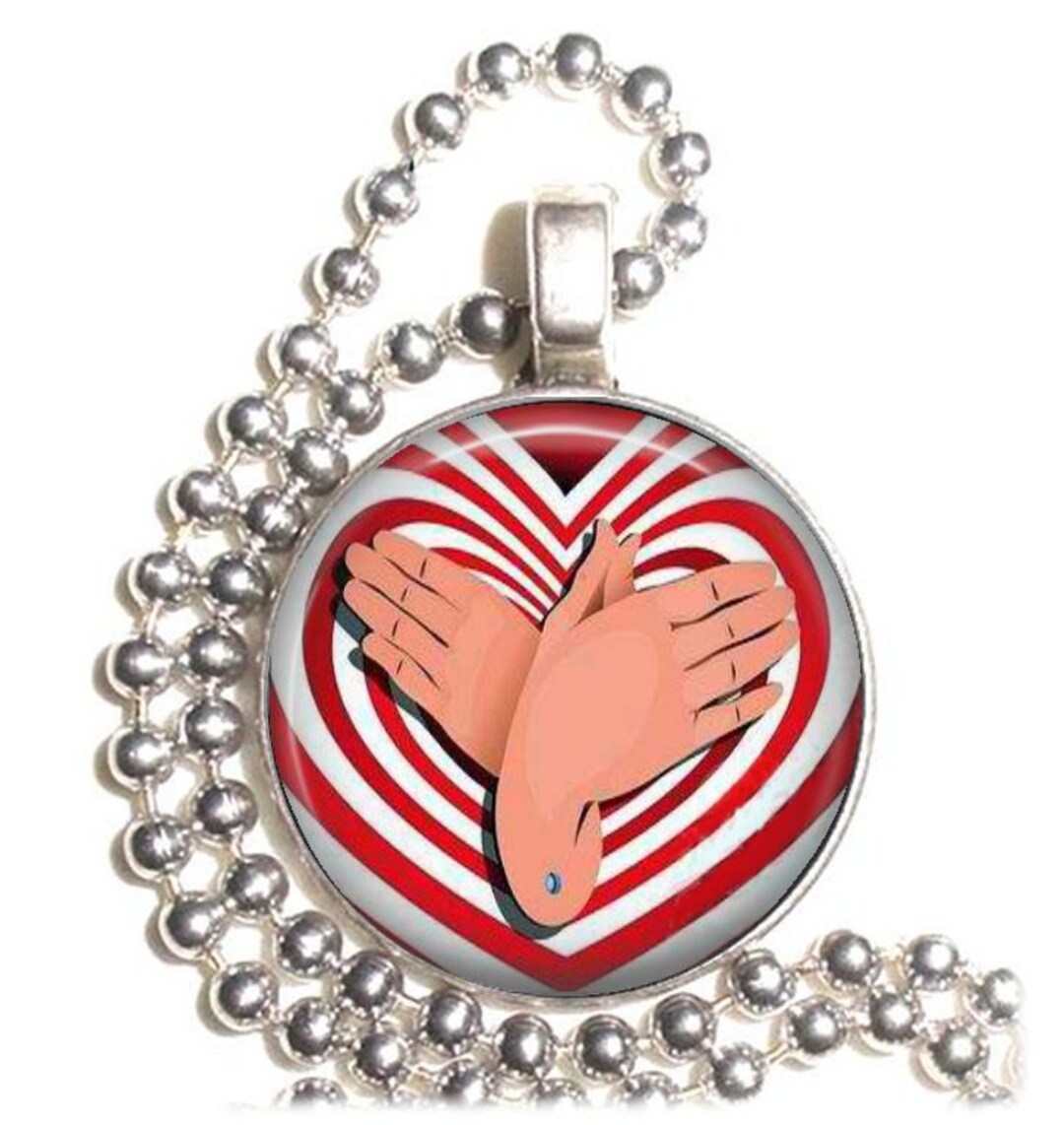 ASL Butterfly American Sign Language Altered Art Photo Pendant ...