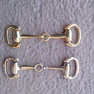 Equestrian Snaffle Bit Buckle Set, Gold & Silver Decorative Buckles - Etsy
