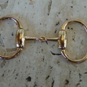 Equestrian Snaffle Bit Buckle - Silver or Gold Plated (set of 2) - Etsy