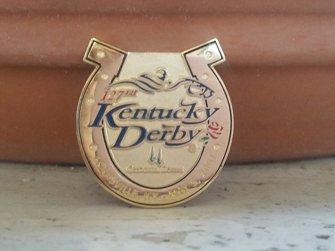 Kentucky Derby Horseshoe Brooch Pin, Equestrian Jewelry, Horse Racing ...